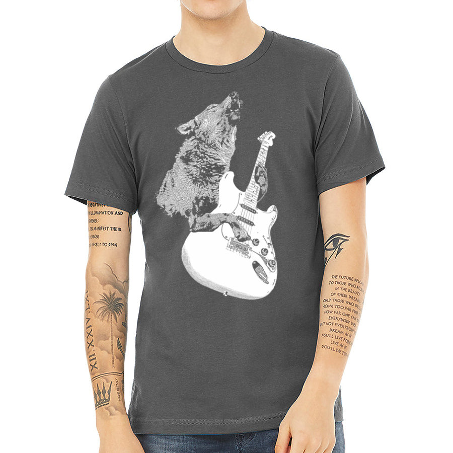 Wolf Playing Guitar – Mission Thread Clothing